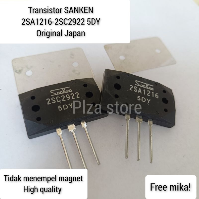 Jual Tr final Sanken 2SA1216 2SC2922 5DY asli ori Transistor 2sa 1216 2sc 2922 produk original ...
