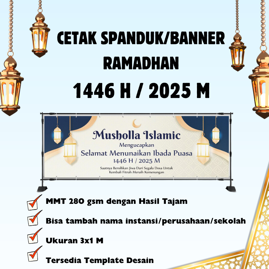 Jual Cetak Spanduk Ucapan Ramadhan/Cetak Banner Ramadhan/Spanduk Takjil ...