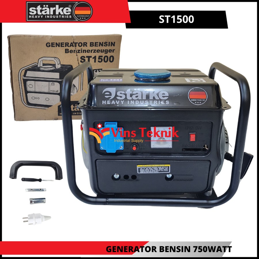 Jual Mesin genset bensin listrik 750watt generator bensin ST 1500 ...