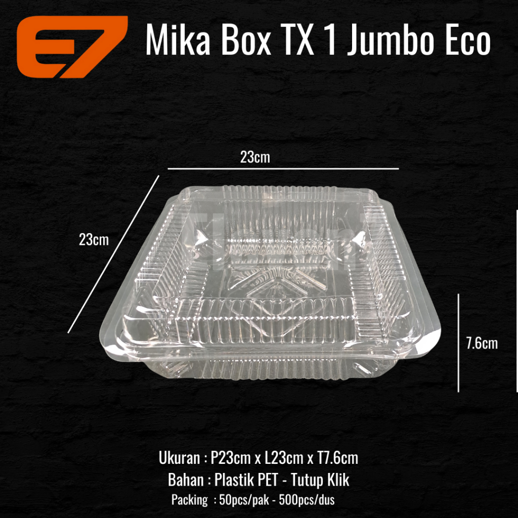 Jual Mika Tray Besar 1 umbo- Mika Box Roti/Kue , Tray Lunch Box (50pcs ...