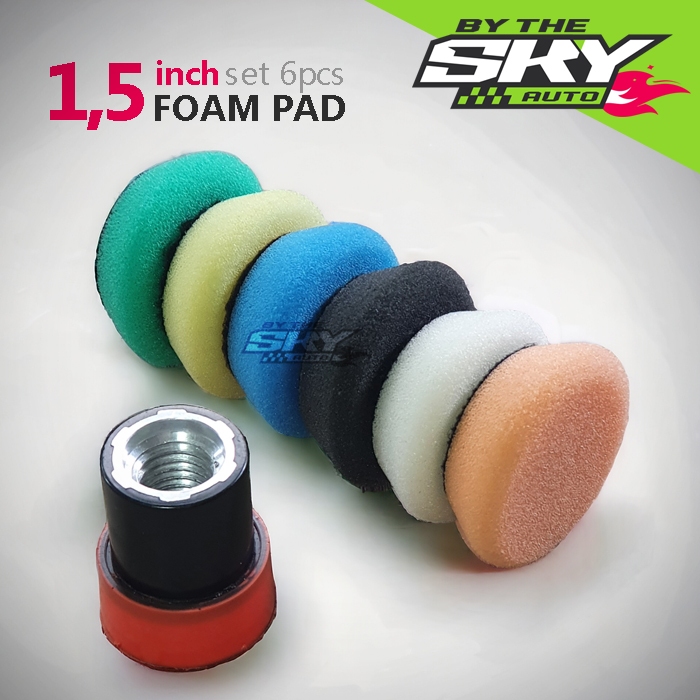 Jual Mini Foam Pad Premium Busa Poles Mini 1,5 inch untuk Backing Pad 1 ...