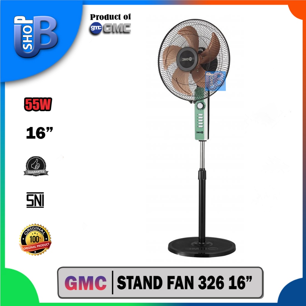 Jual STAND FAN GMC 326 KIPAS ANGIN BERDIRI 16 INCH | Shopee Indonesia