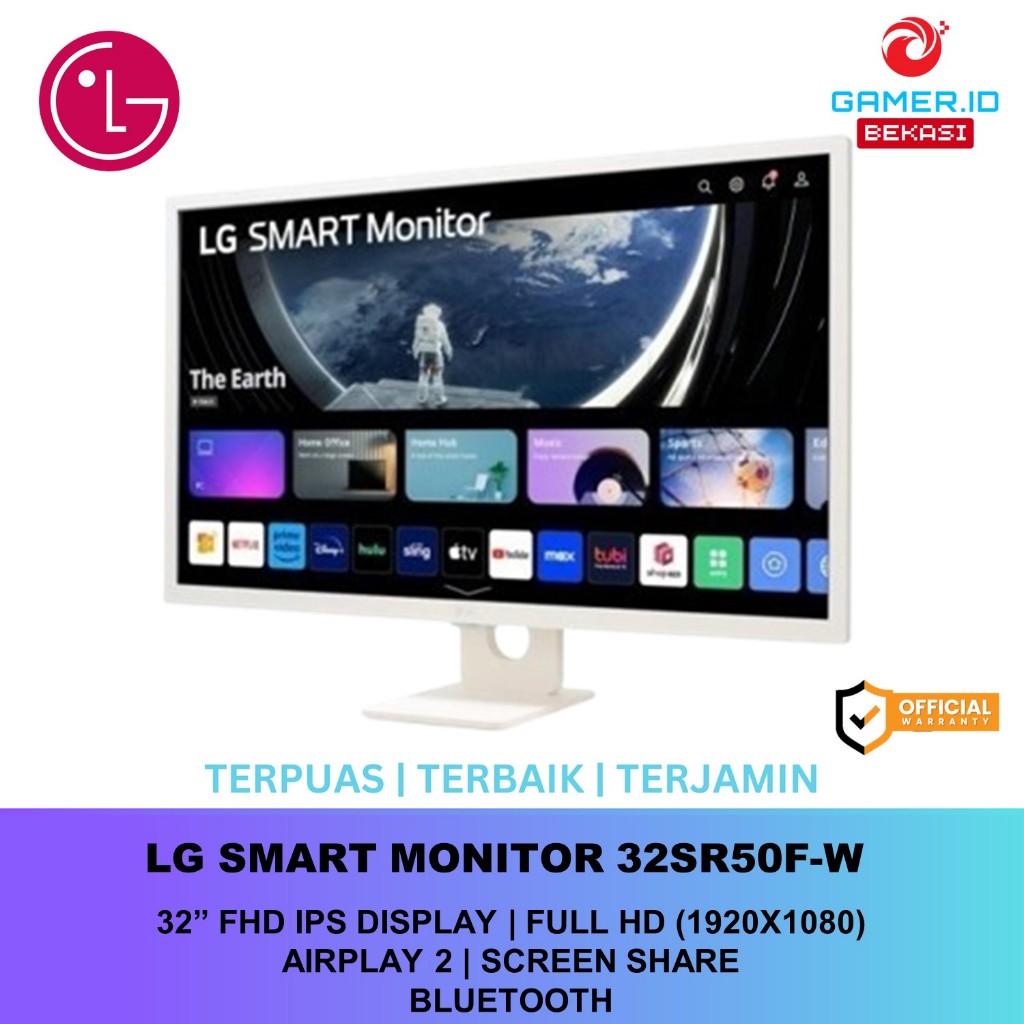 Jual LG SMART MONITOR 32SR50F-W FHD IPS with webOS 23 ThinQ Home ...