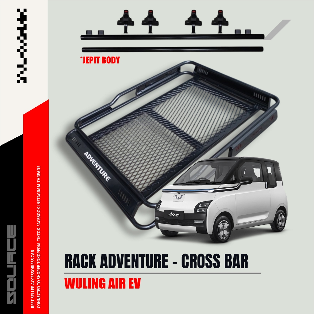 Jual ROOF RACK / RAK ADVENTURE RAK WITH CROSS ROOF BAR / PALANG TENGAH ...