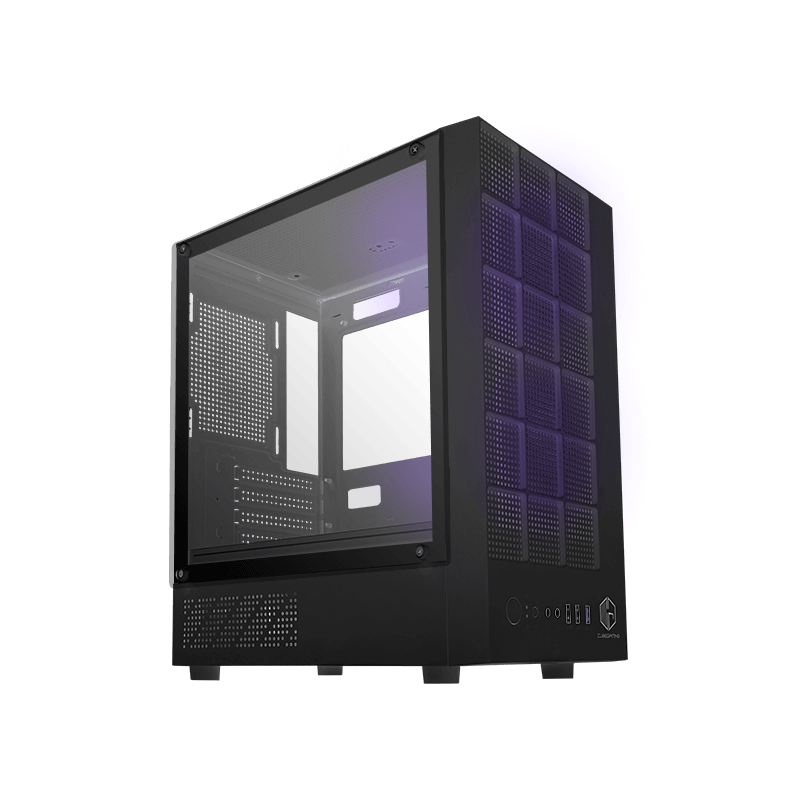 Jual Casing Cube GAMING SHACK ATX - BLACK (Free 2 FAN ARGB) | Shopee ...
