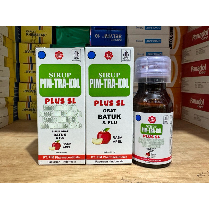 Jual Pimtrakol Sirup Plus SL Obat Batuk & Flu 60 ml | Shopee Indonesia