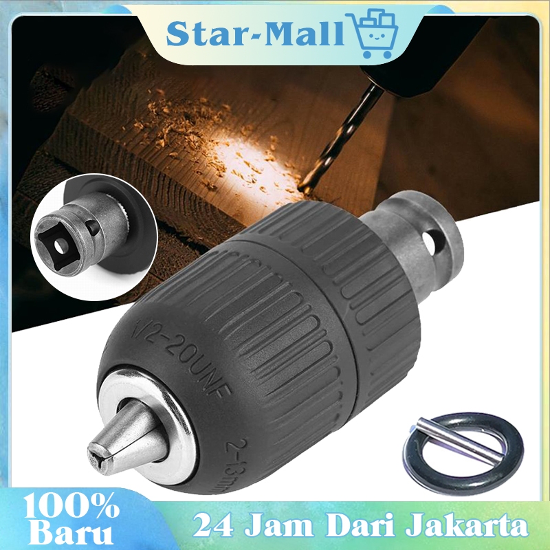 Jual Chuck Bor Kepala Bor Keyless 13mm Adapter Kepala Bor Impact ...