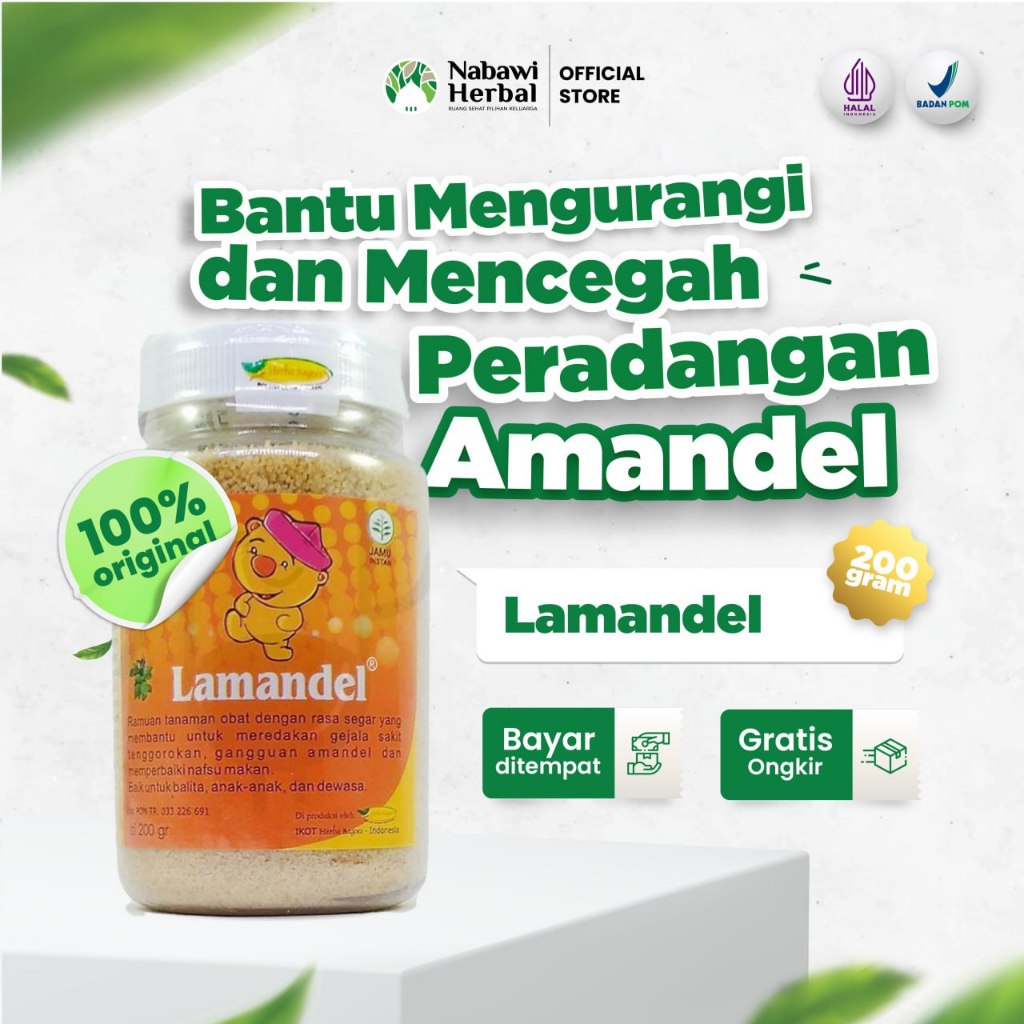 Jual LAMANDEL BOTOL - Minuman Herbal Atasi Amandel Radang dan Sakit ...