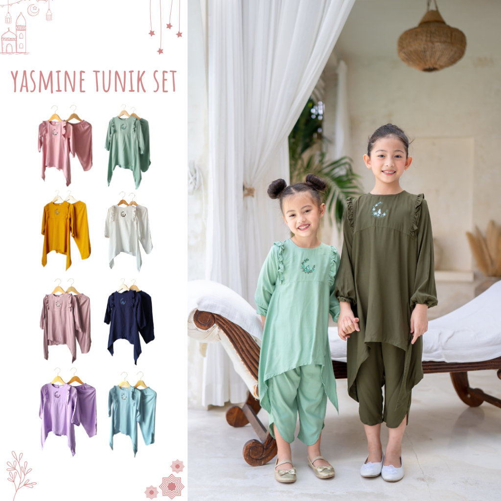 Jual LA LA LAND YASMINE TUNIK Anak Perempuan | Tunic Anak Perempuan ...
