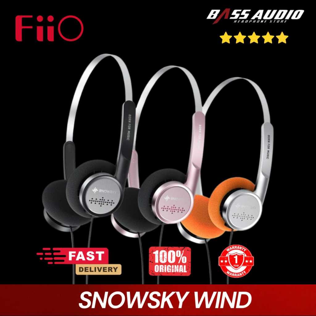 Jual FiiO Snowsky WIND 40mm Dynamic Driver Vintage / Retro Stile Wired ...