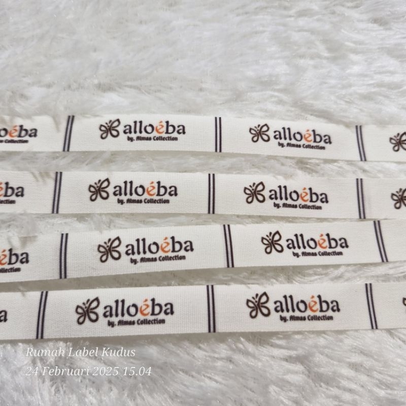 Jual Label Baju / Label Hijab / Label Woven Damask Subtitute | Shopee ...
