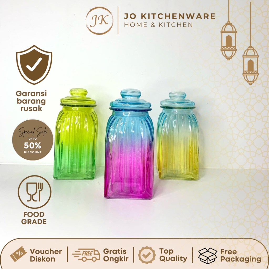 Jual Special Ramadhan SET 3 PCS Toples Munoru Full Kaca Lebaran Cantik Gradasi Super Murah Wort ...