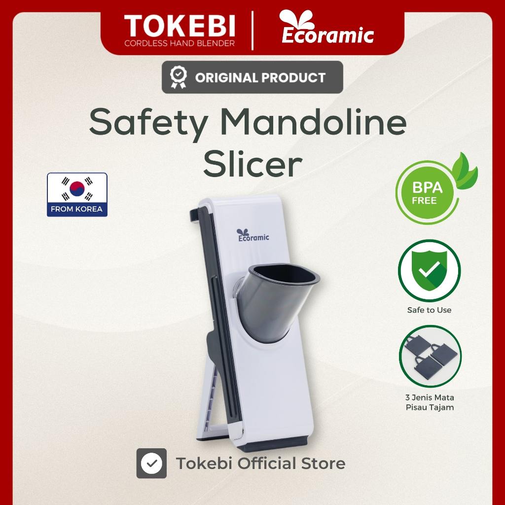 Jual ECORAMIC SAFETY MANDOLINE SLICER | Shopee Indonesia