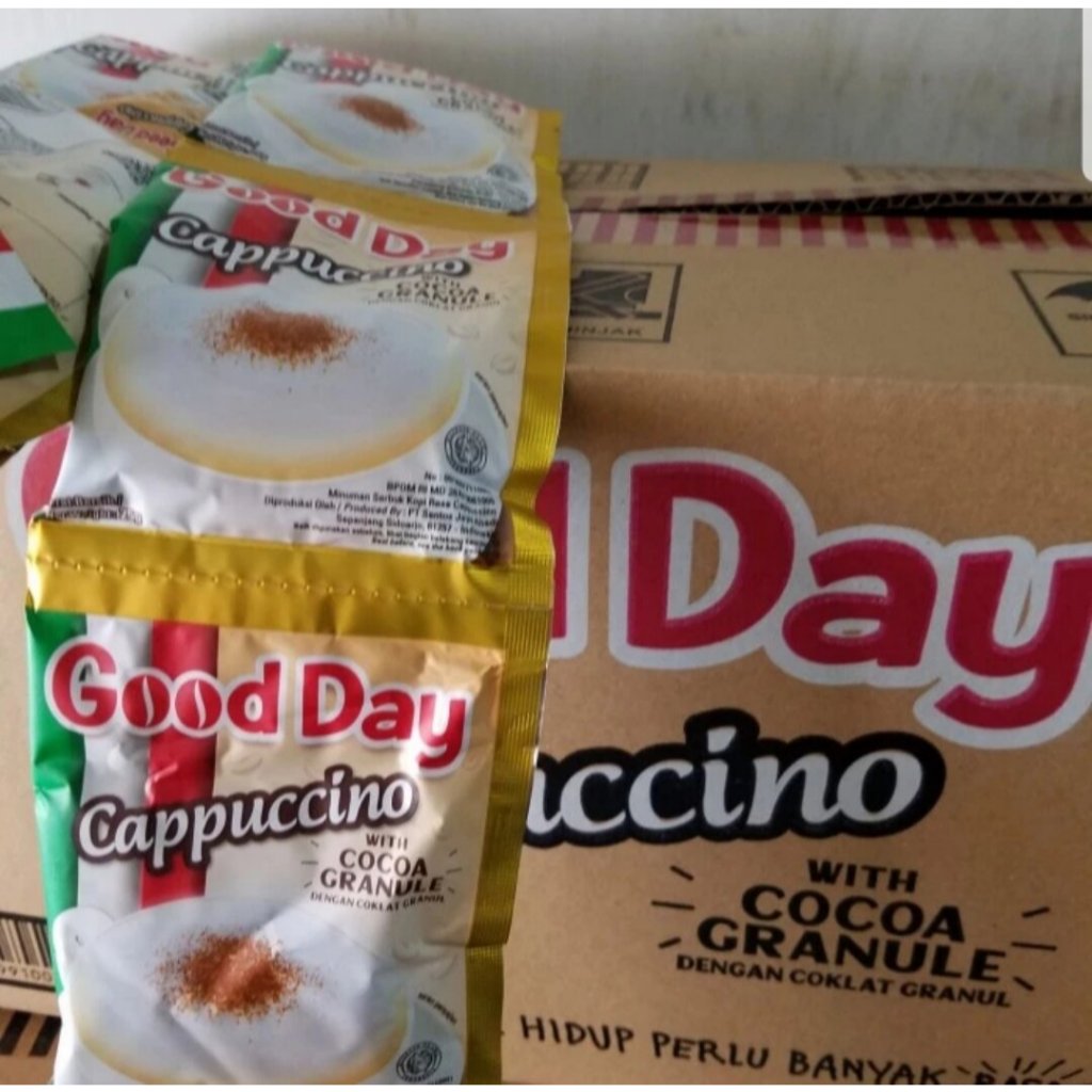 Jual GOOD DAY CAPUCCINO RENCENG SACHET 25 GRAM DUS ISI 12 RENCENG ( 120 ...