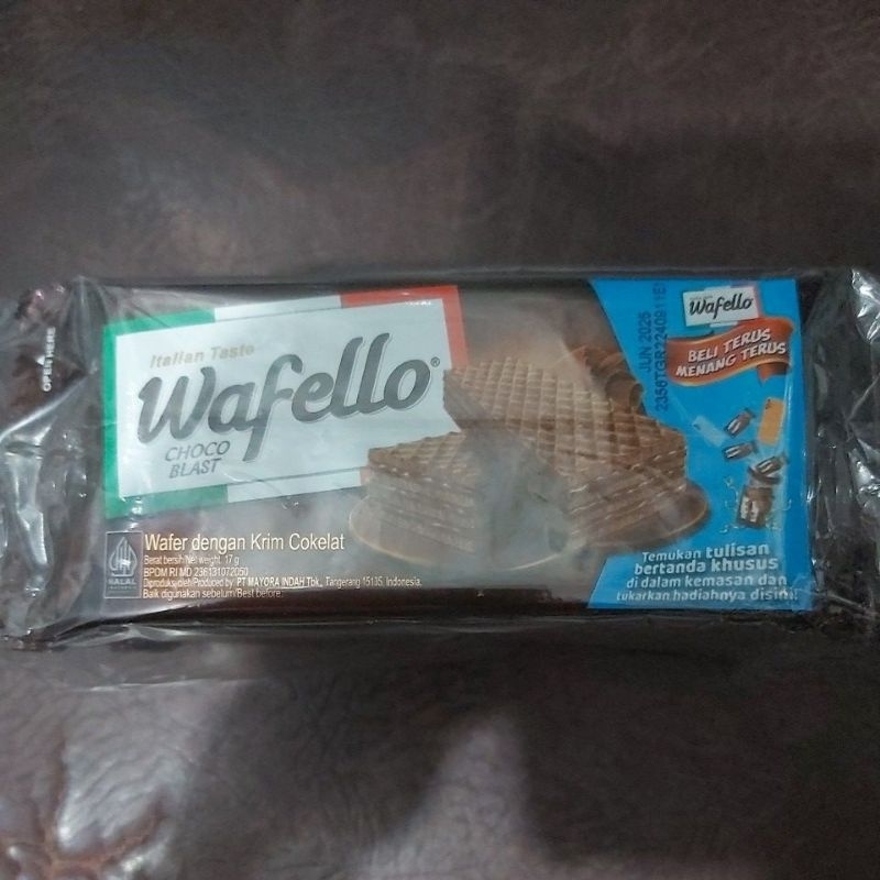 Jual Roma Wafello Wafer Dengan Krim Cokelat Renceng 17 G | Shopee Indonesia