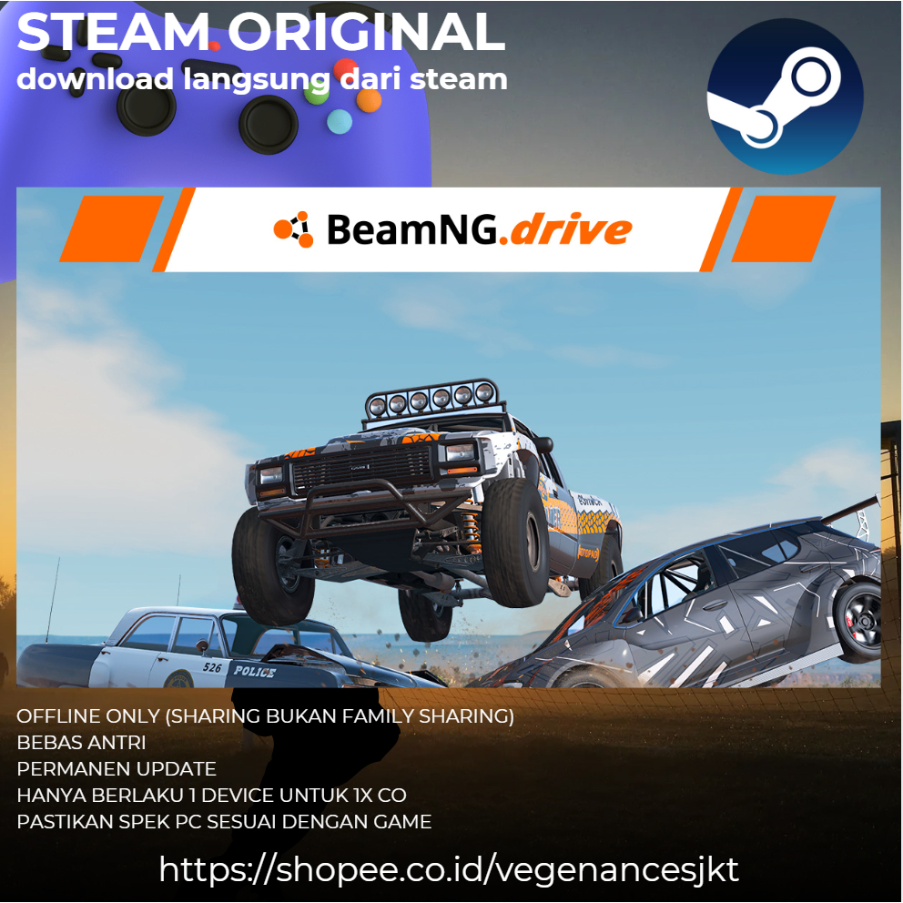 Jual BeamNG.Drive PC Game Sharing Original + Latest Update | Shopee ...