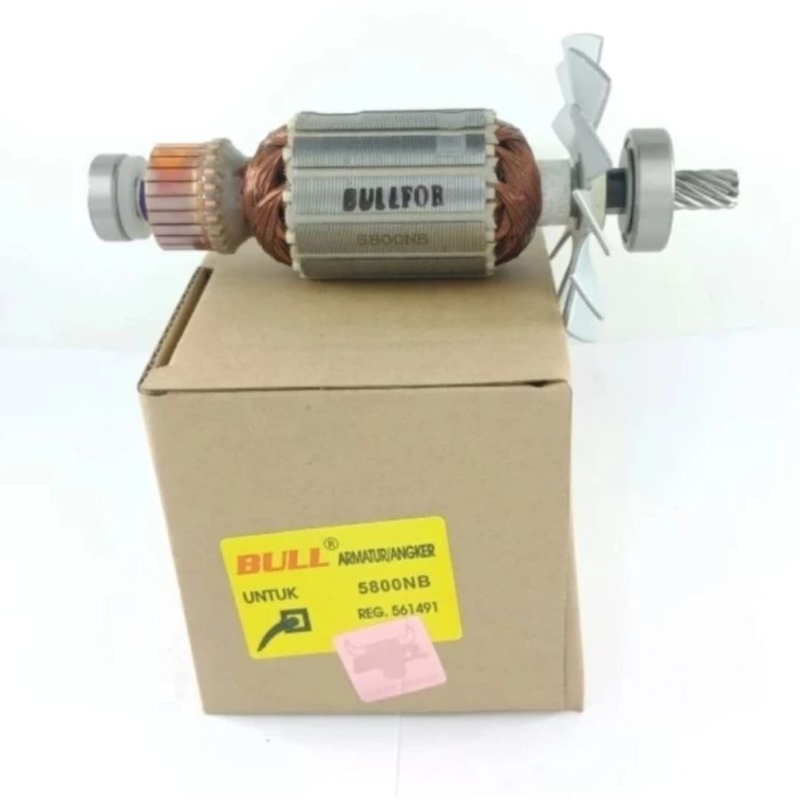 Jual ARMATURE MAKITA 5800NB ANGKER ROTOR MESIN CIRCULAR SAW 7" MAKITA ...