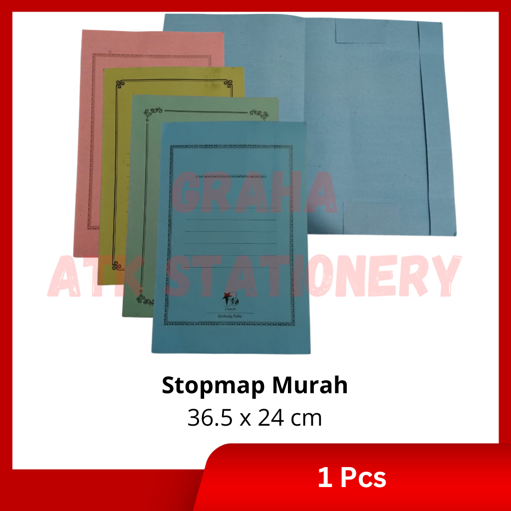 Jual [1 Pcs] Stopmap Kertas Murah Folio / Stofmap / Paper File / Map ...