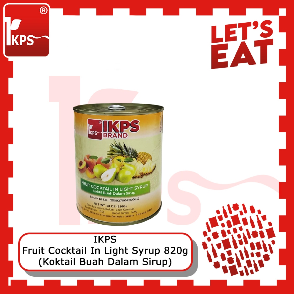 Jual Fruit Cocktail In Light Syrup 820g "IKPS Brand" / Koktail Buah Dalam Sirup / Buah Campur ...