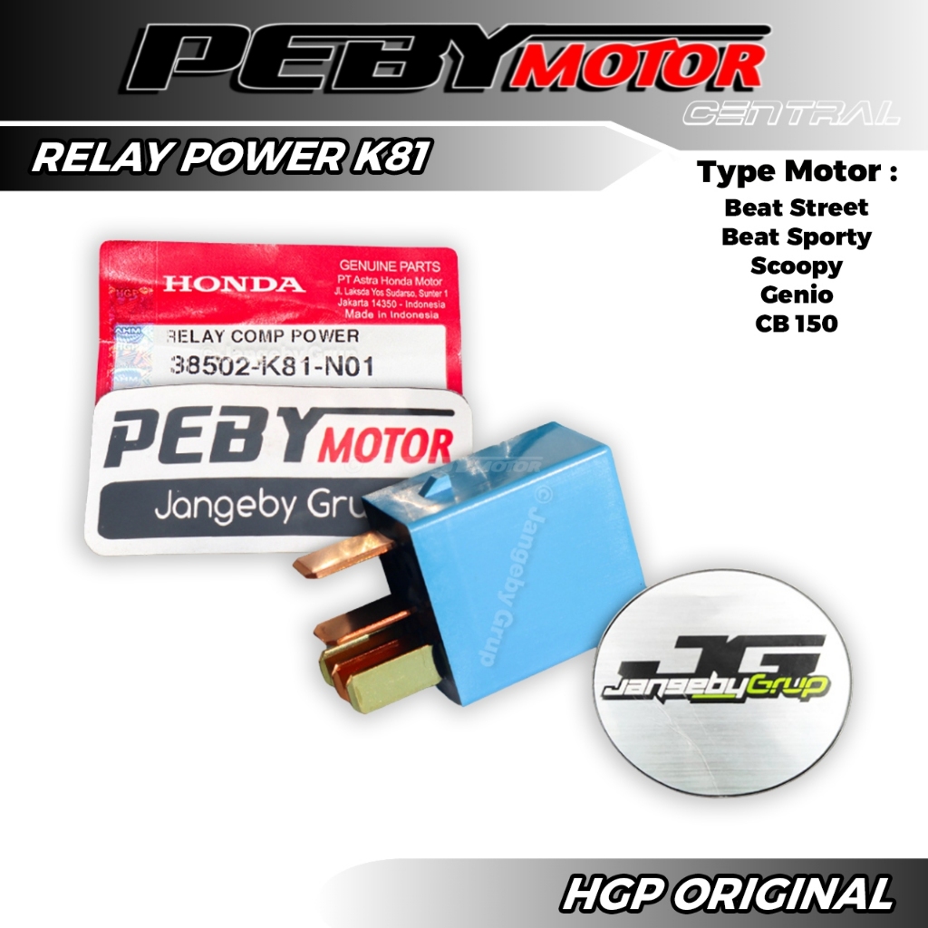 Jual Relay Power Beat Scoopy Genio Cb 150 ORIGINAL Resmi HGP 38502K81 ...