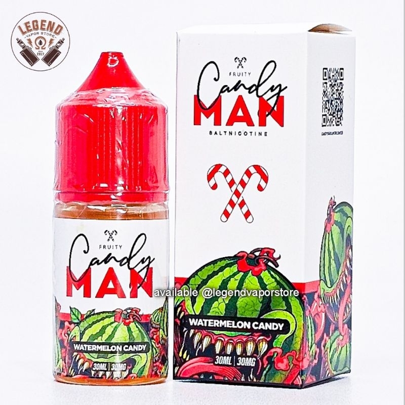 Jual SALT NIC - LIQUID CANDY MAN Watermelon Candy 30ML 30MG AUTHENTIC ...