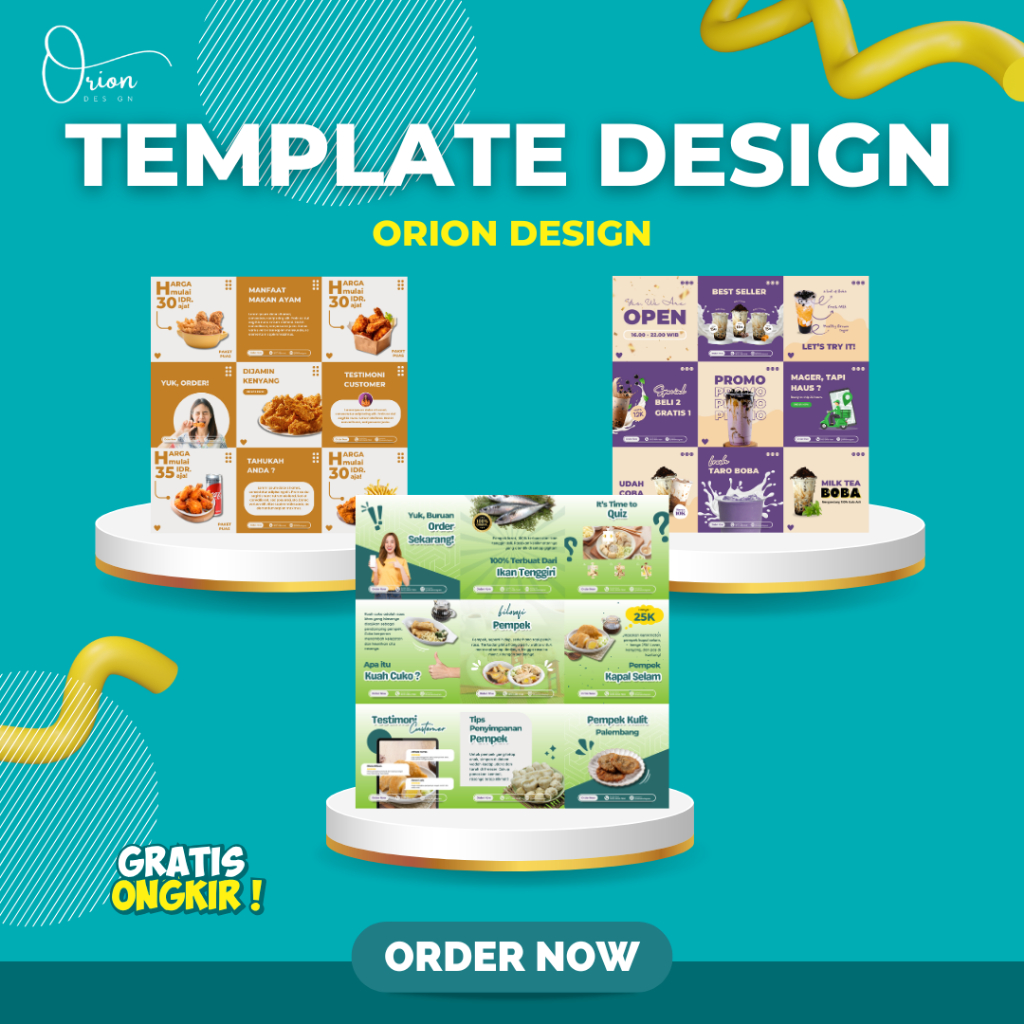 Jual TEMPLATE DESAIN | ORION DESIGN | Shopee Indonesia