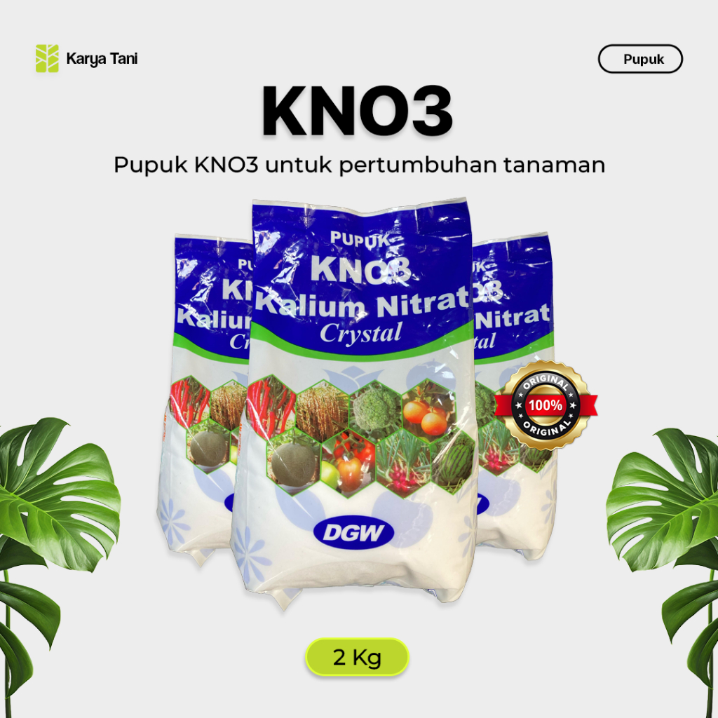 Jual PUPUK KNO3 CRYSTAL DGW KEMASAN 2 KG | Shopee Indonesia