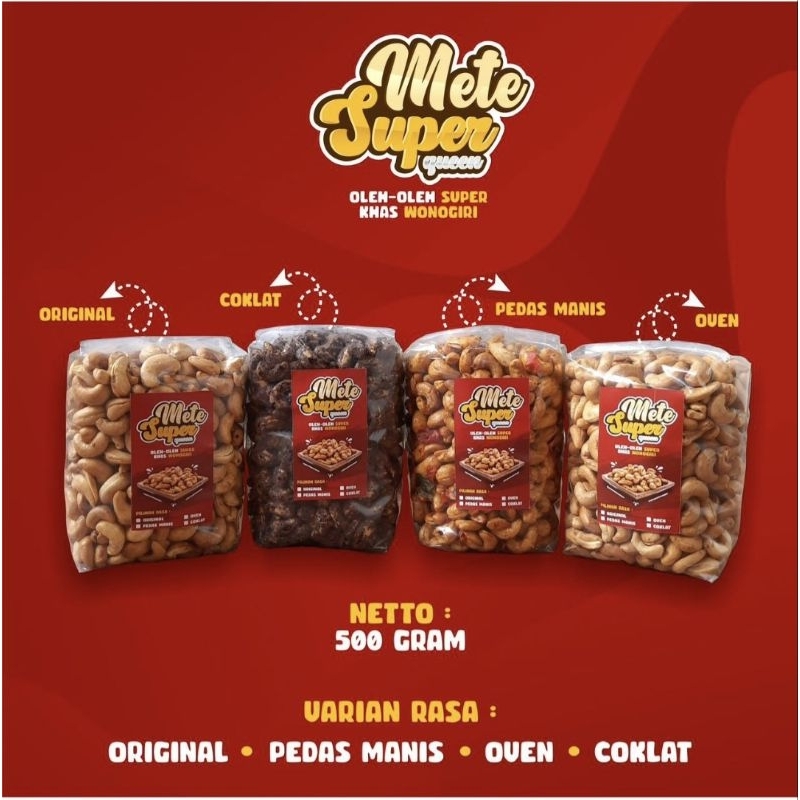 Jual METE SUPER VARIAN RASA oleh oleh khas wonogiri | Shopee Indonesia