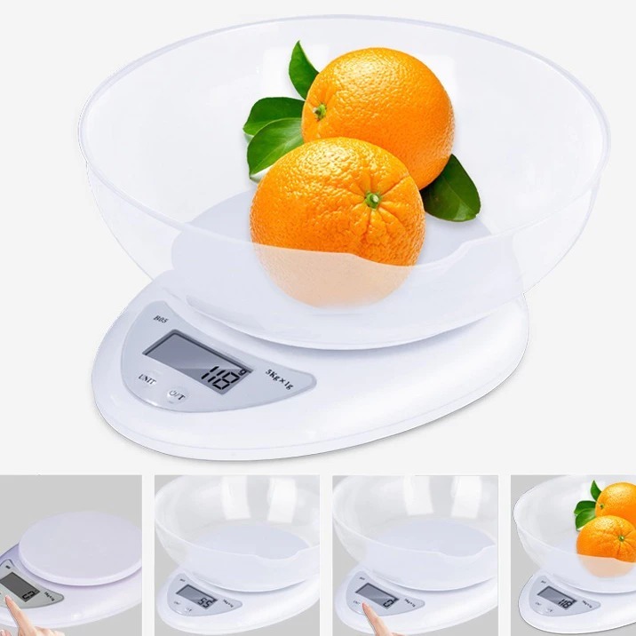 Jual COD~TIMBANGAN DAPUR DIGITAL / TIMBANGAN MANGKOK Kitchen Scale 5 KG ...