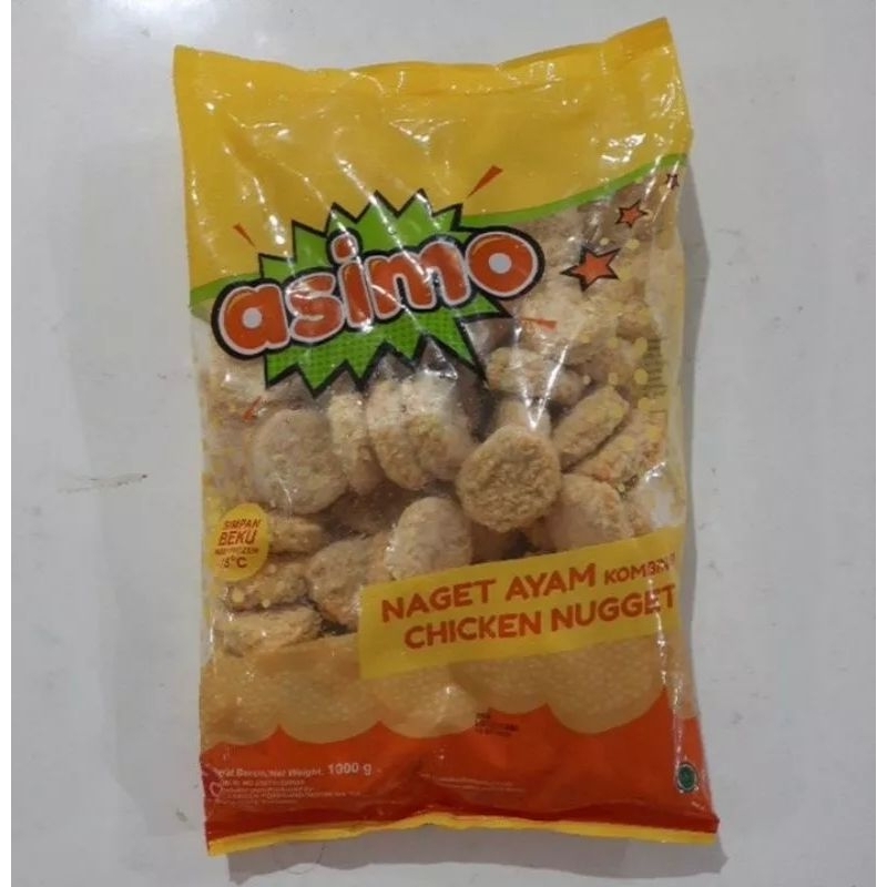 Jual Asimo Naget Ayam Kombinasi 1 Kg Halal Chicken Nugget | Shopee ...