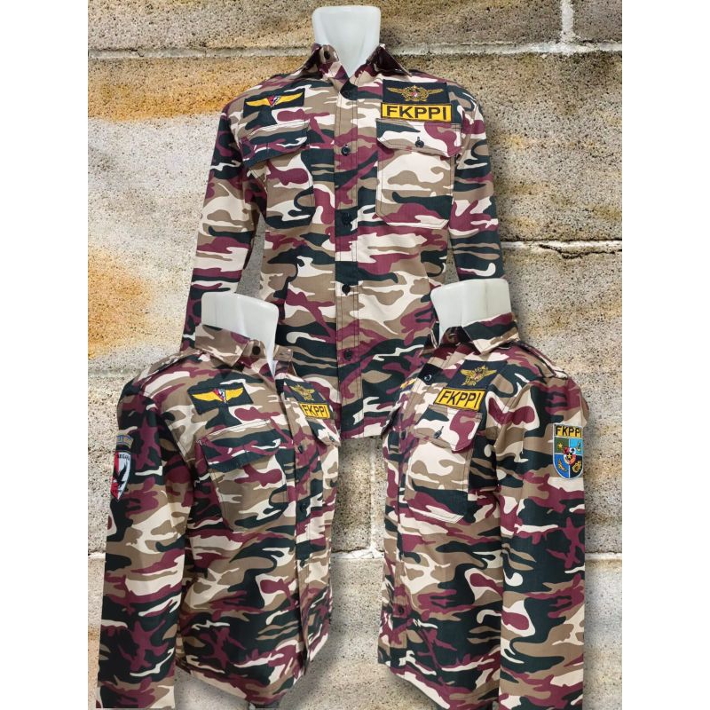 Jual baju loreng fkppi lengkap wing bahan premium | Shopee Indonesia