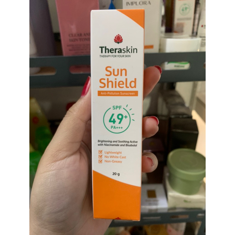 Jual Sunscreen (exp10.26) Theraskin Sun Shield SPF 49+ PA+++ 20gr ...