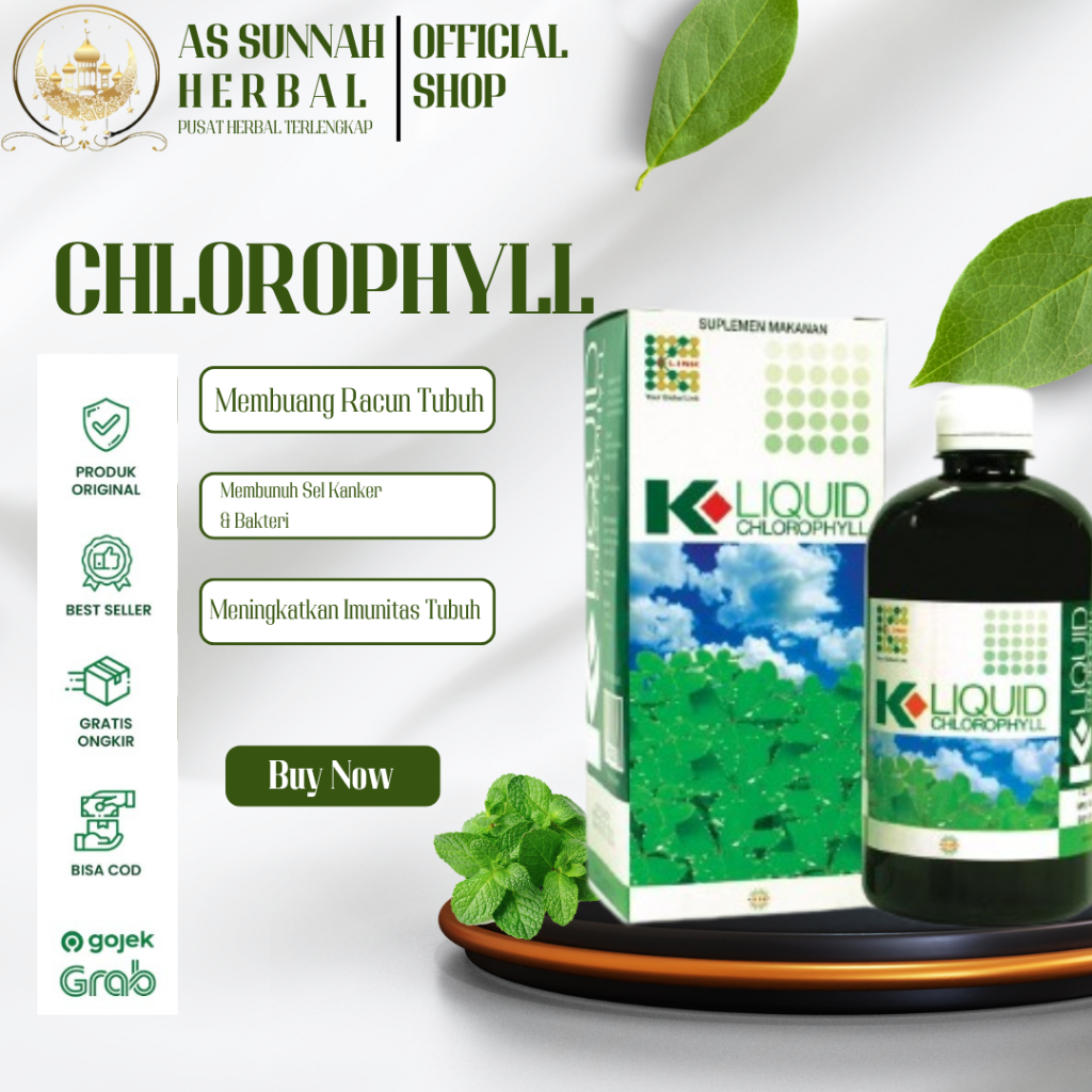 Jual K Liquid Chlorophyll Suplemen Makanan | Clorofil Minuman Detox ...