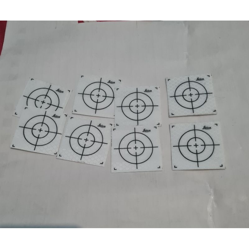 Jual Sticker Target Leica Putih 5cm x 5cm | Shopee Indonesia