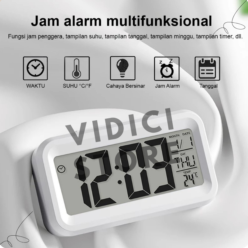 Jual Jam Meja Pintar / Digital Desktop Smart Clock /Jam Meja/Digital ...