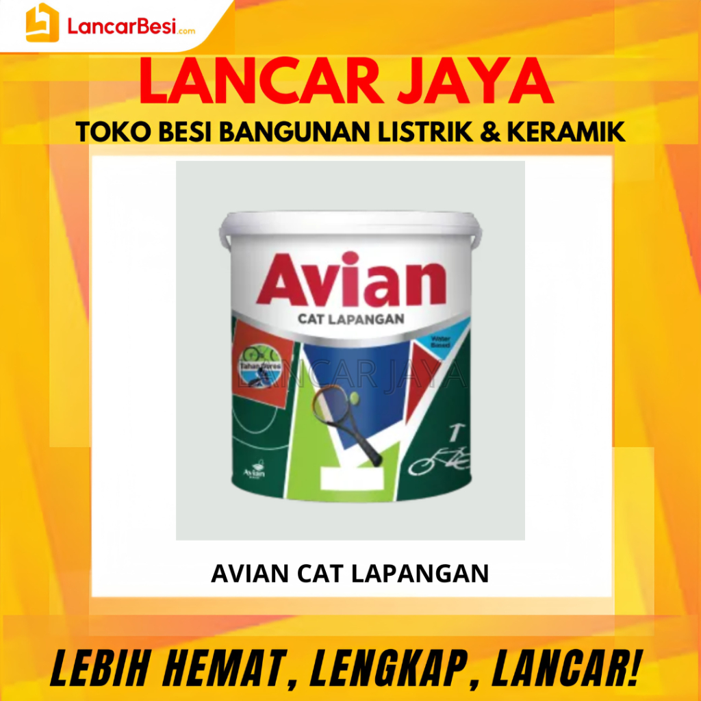 Jual Cat Lapangan Avian - Cat Serbaguna Avian Brands 25kg/Set Hanya ...