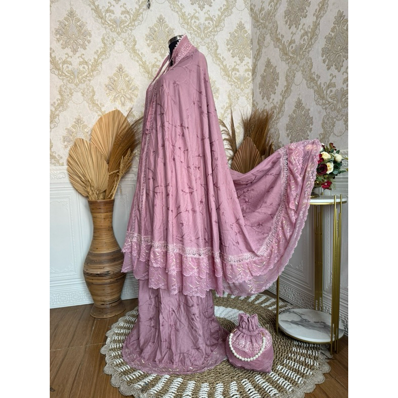 Jual TERBARU Mukena Polo Linen Embroidery Trend Design 2025 | Shopee ...