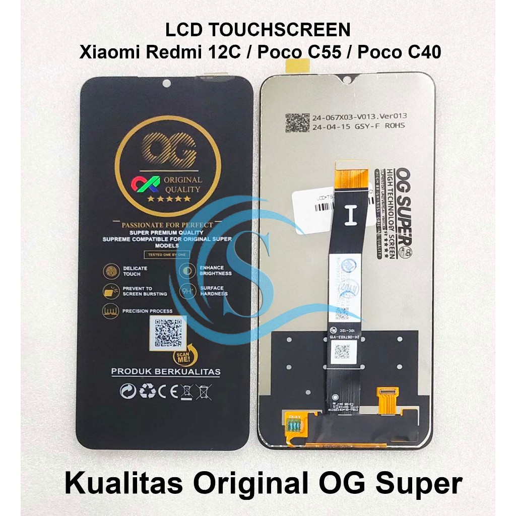 Jual LCD Toucscreen Xiaomi Redmi 12C / Poco C55 / Poco C40 | Shopee ...