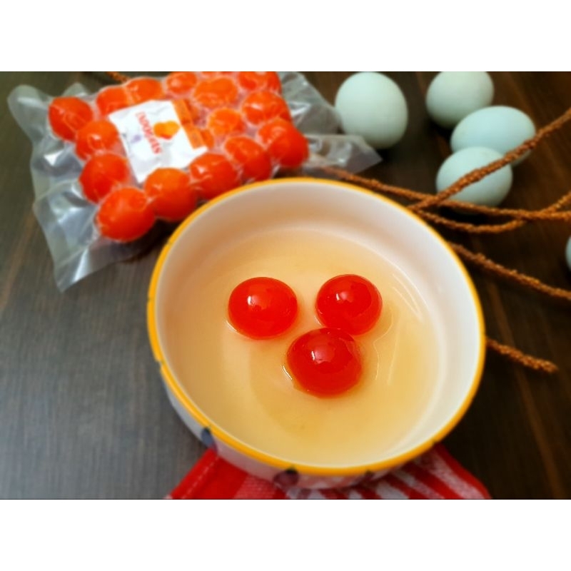 Jual Kuning Telur asin Jumbo Mentah ENDOG MAS isi 20 butir (EKSPEDISI ...