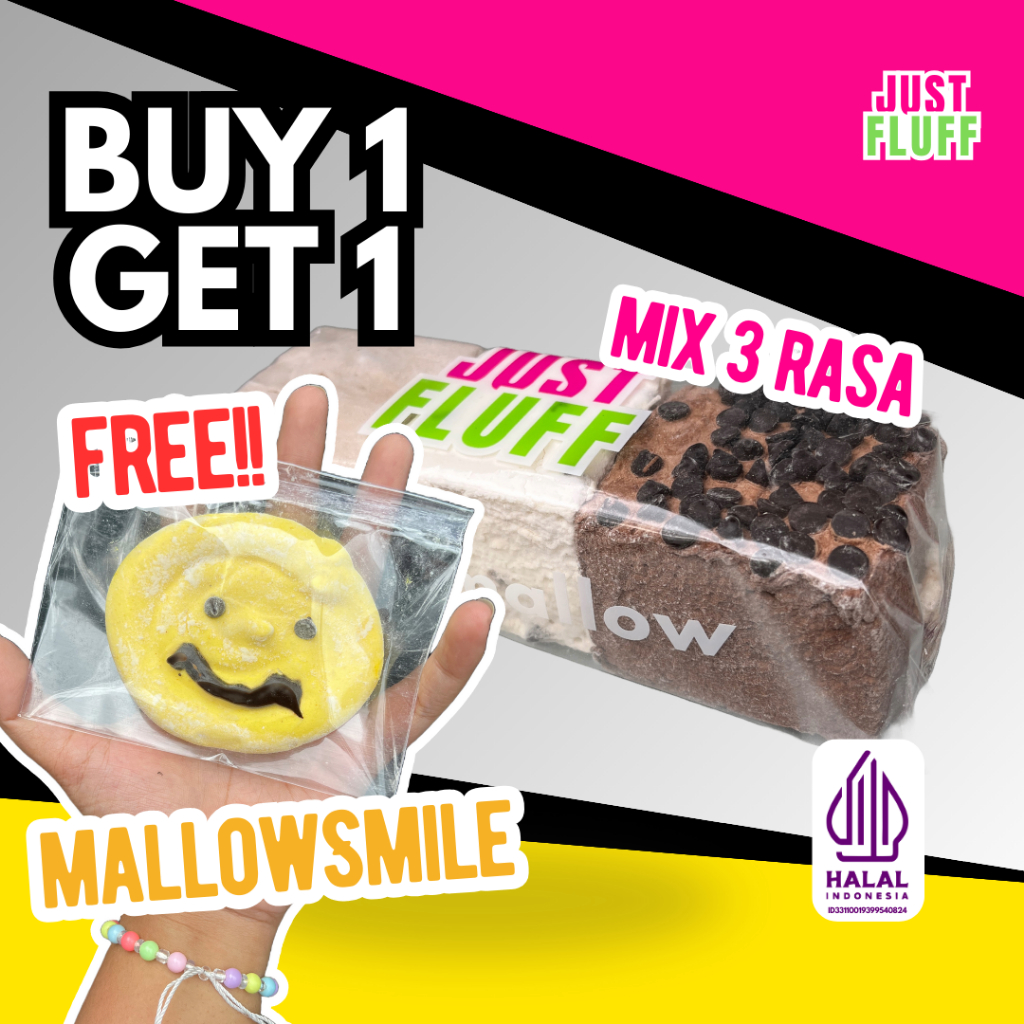 Jual [BUY 1 GET 1] MARSHMALLOW MIX 3 RASA + LIMITED SERIES MARSHMALLOW ...