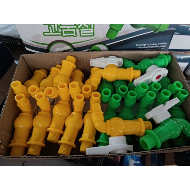 Jual Keran / Kran Air Multi pp engkol topi lotus ½ inc pvc /LUSIN ...