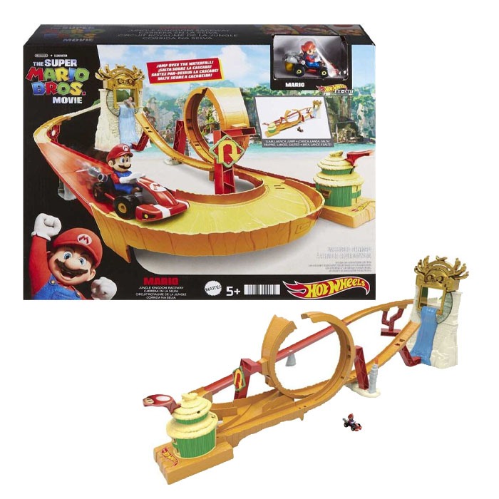 Jual Hot Wheels the Super Mario Bros. Movie Jungle Kingdom Raceway ...
