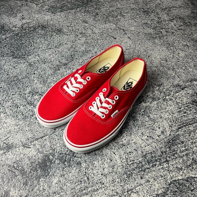 Jual Vans Authentic Red RESMI PT NAVYA RETAIL | Shopee Indonesia