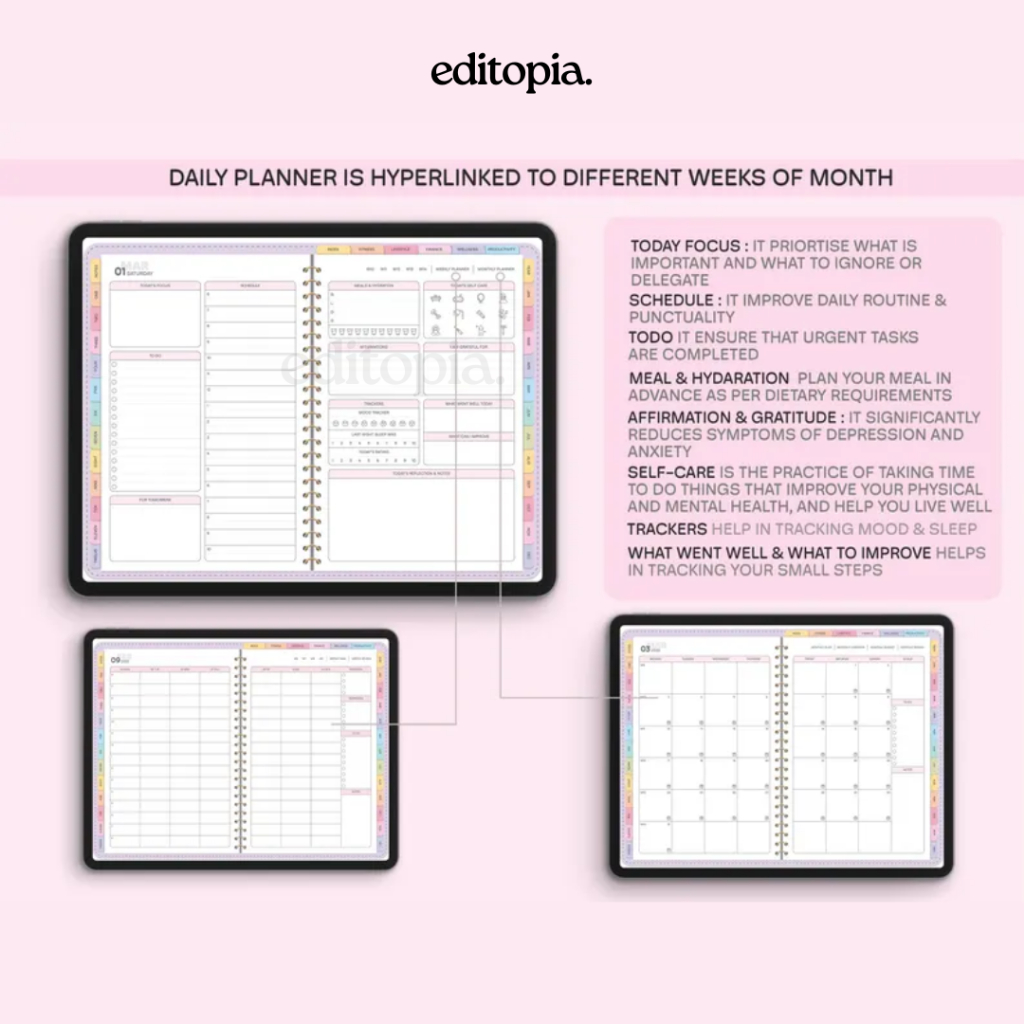 Jual All-in-One Digital Planner 2026, 2027, Digital Planner, Digital ...