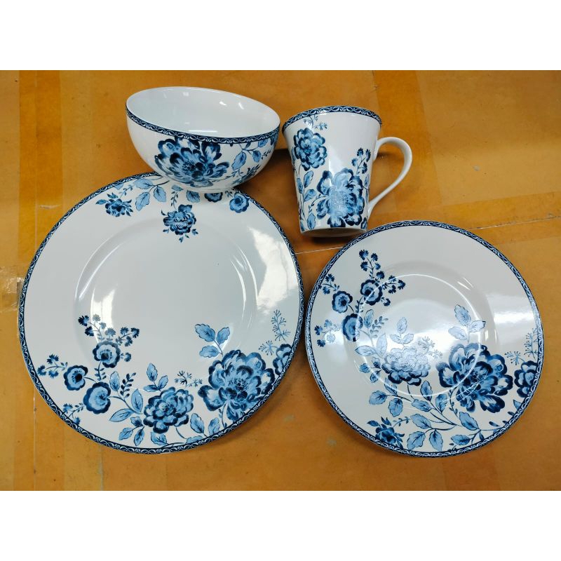 Jual SANGO DINNER SET TRACY BLUE 16PCS | Shopee Indonesia