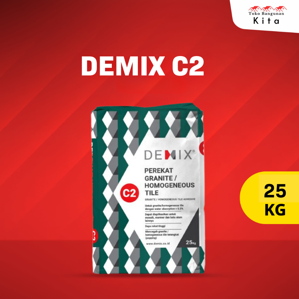 Jual Semen Demix - C2 Perekat Granite Homogeneous Tile | Shopee Indonesia