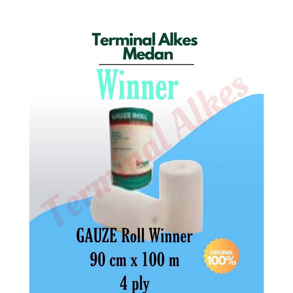 Jual Gauze Roll Winner 90cm X 100m 4 Ply | Shopee Indonesia