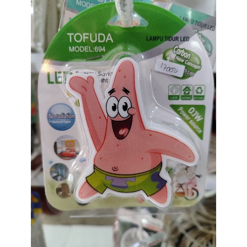Jual LAMPU TIDUR TOFUDA LED PATRICK SPONGEBOB PAW PATROL LENTERA CUTE SEPEDA | Shopee Indonesia