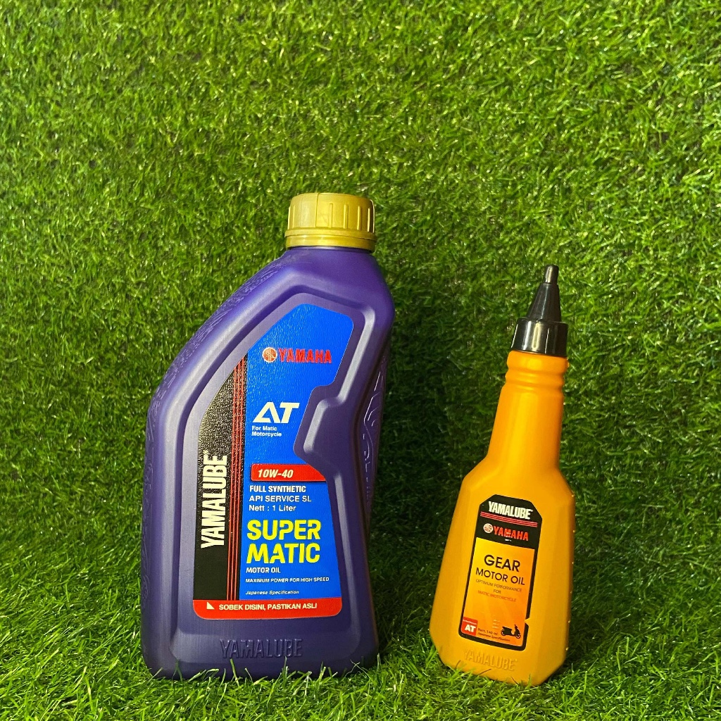Jual Paket Oli Yamalube Super Matick 1Liter & Oli Gear Gardan Yamaha ...