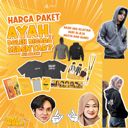 Jual Jamet Circle & Ayah, Boleh Bicara Sebentar? Ale Arbani (Jamet ...